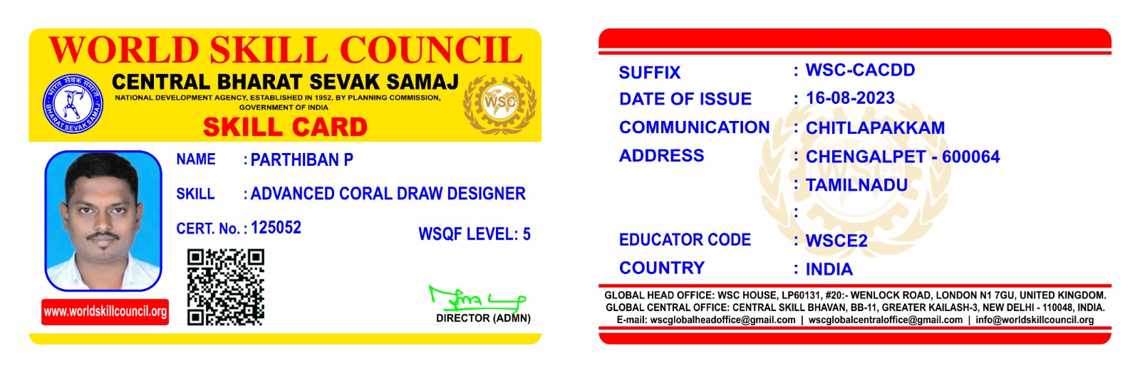 Central BSS - World Skill Council